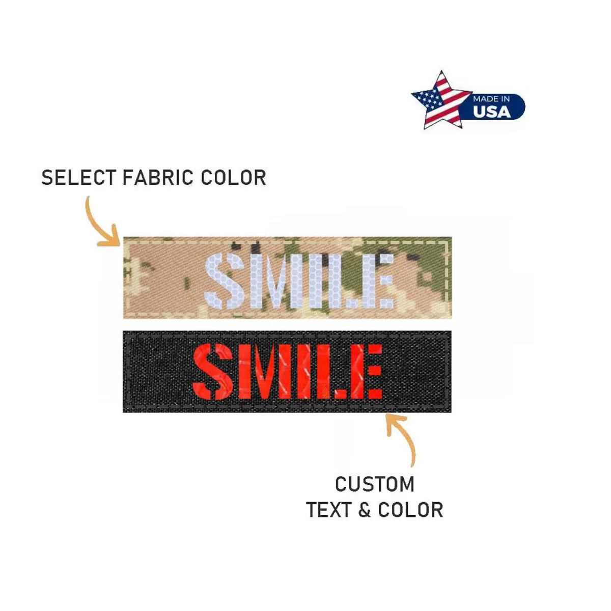 Custom Nametape Patch 1x1" | Laser Cut Patch with Hook Fastener | Your ...
