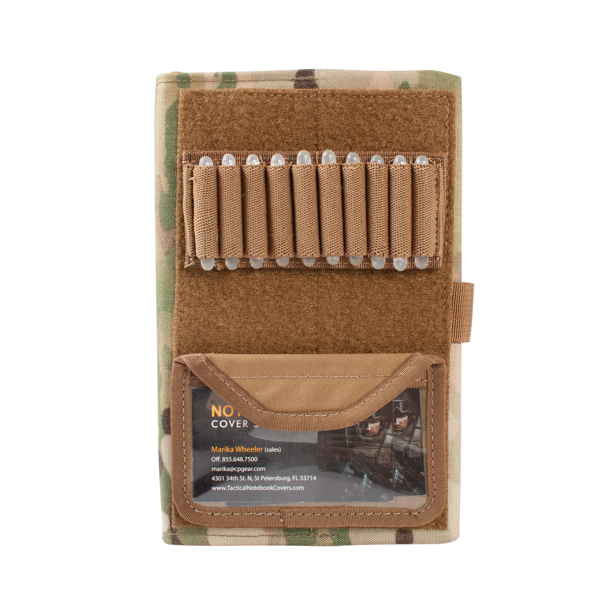 Detachable Mini Chemlight Holder Large – Tactical Notebook Covers
