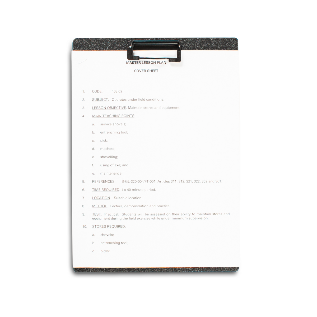 Detachable Mini Clipboard (For Letter Size paper) – Tactical Notebook ...
