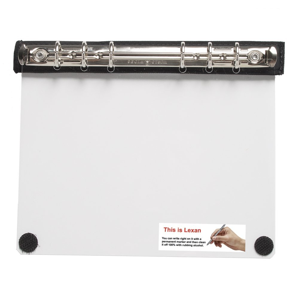 Detachable 6-Ring Binder Clip (Fits 6 hole, 4 5/8 x 7inch paper ...